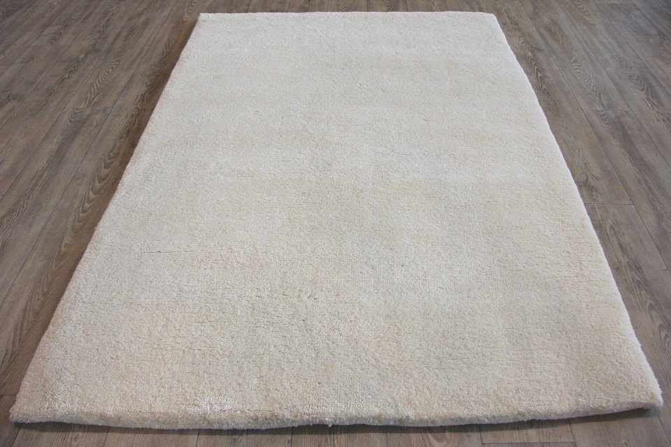 Teppich Berber Teppich Wollteppich Fb Uni Weiß Sona Lux Rechteckig