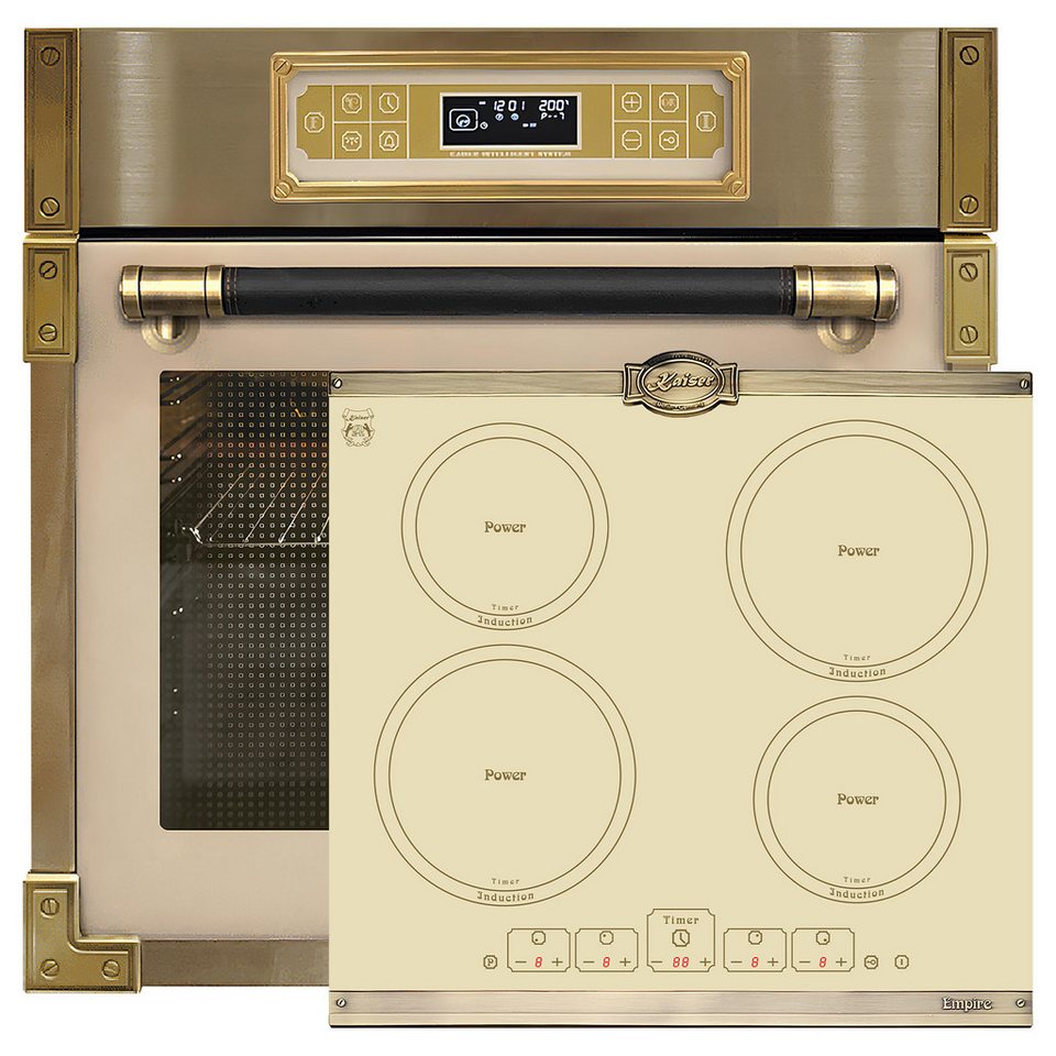 Kaiser Küchengeräte Backofen Set Herd Set Autark Retro Einbau Backofen