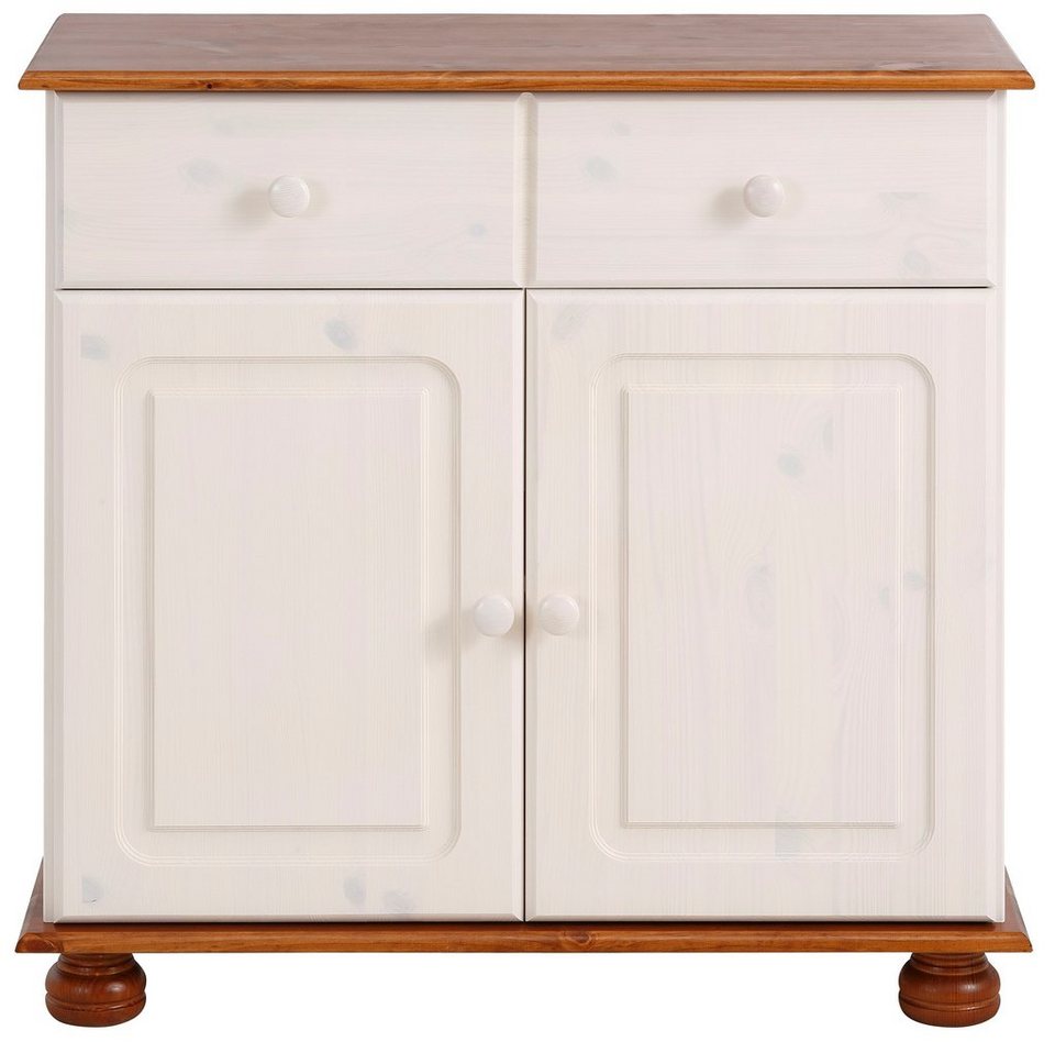 Home Affaire Sideboard Mette Kommode Mit Gefrästen Kugelförmigen