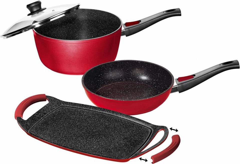 Stoneline Topf Set Flex Aluminiumguss Set Induktion Online