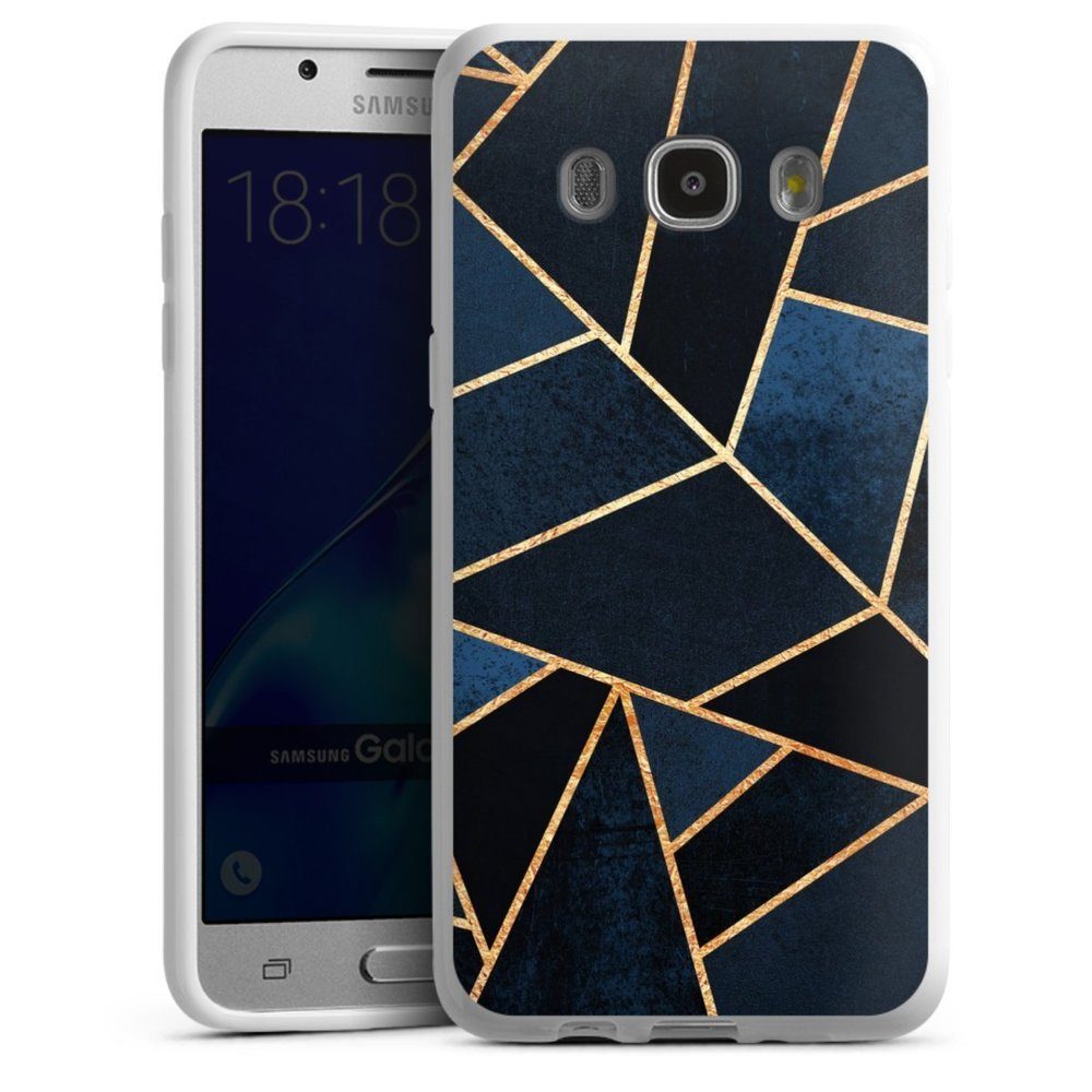 Deindesign Handyhülle Navy Stone Samsung Galaxy J5 Duos 2016 Hülle