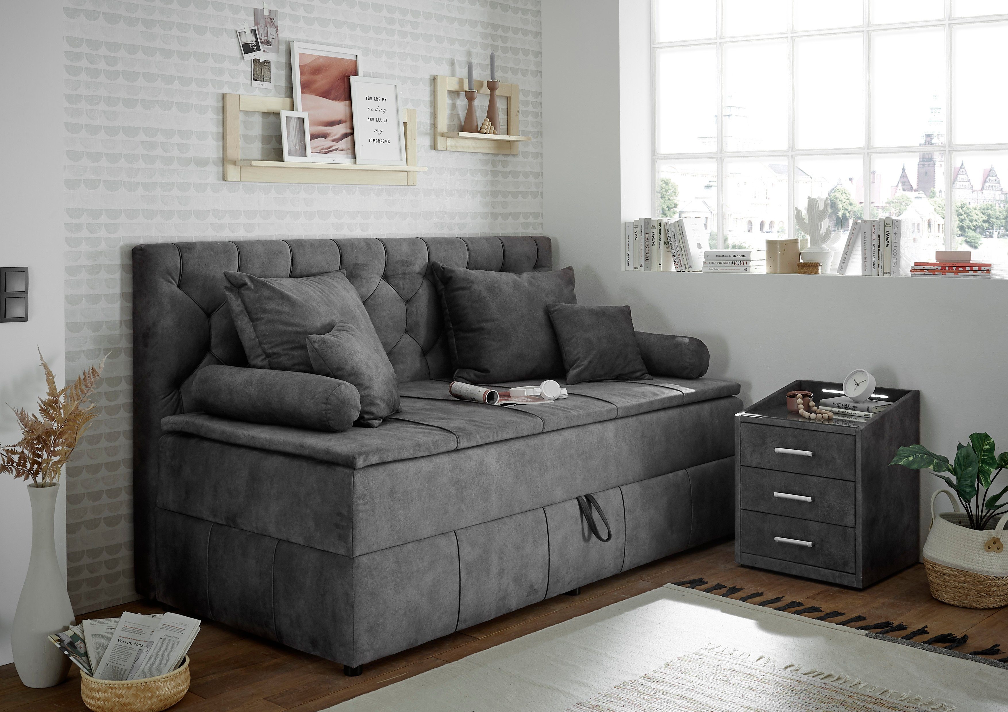 19 Awesome Polsterliege Mit Bettkasten 90x200