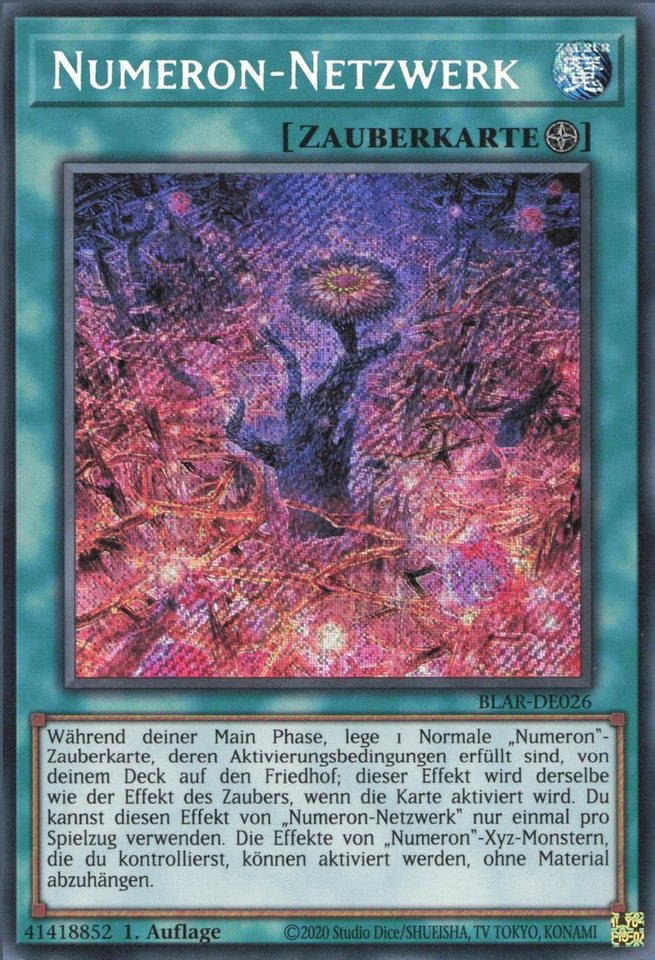 Recollectibles Sammelkarte Yugioh Karte Numeron Netzwerk Deutsch Yu Gi