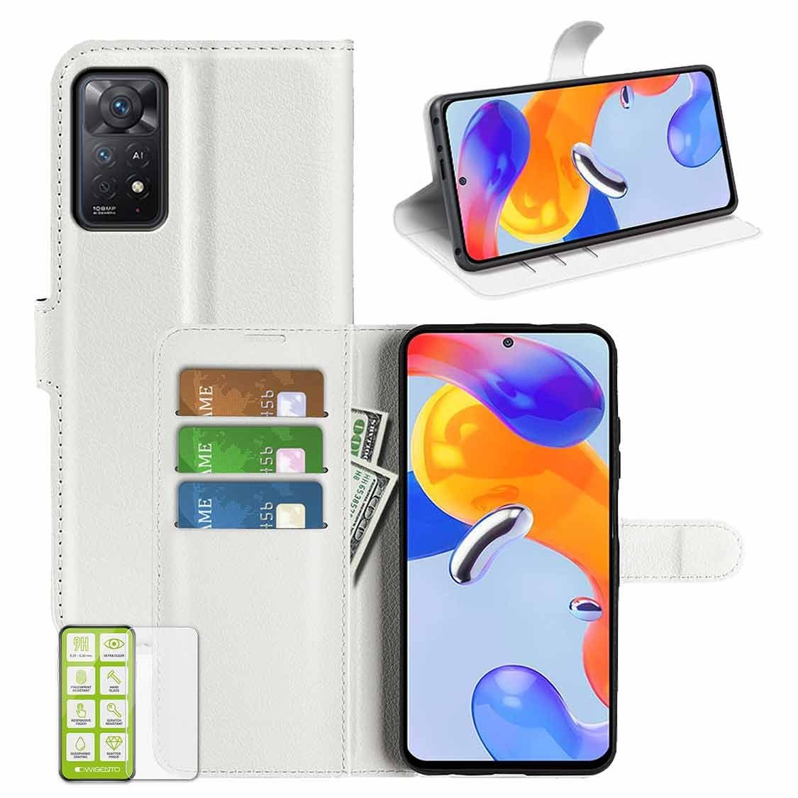 Wigento Handyhülle Für Xiaomi Redmi Note 11 Pro 5G Handy Tasche Wallet ...