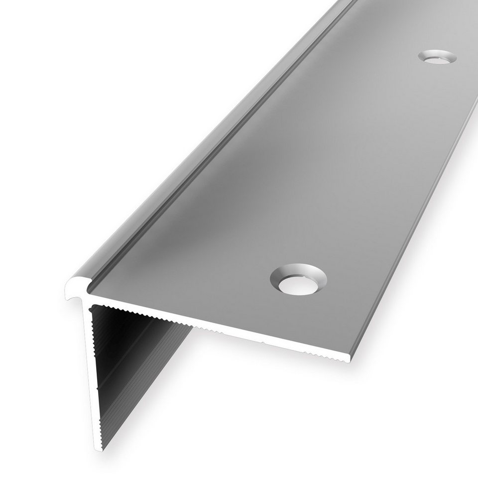 Küberit Treppenkantenprofil 29 X 39 X 2500 Mm Winkelprofil Silber