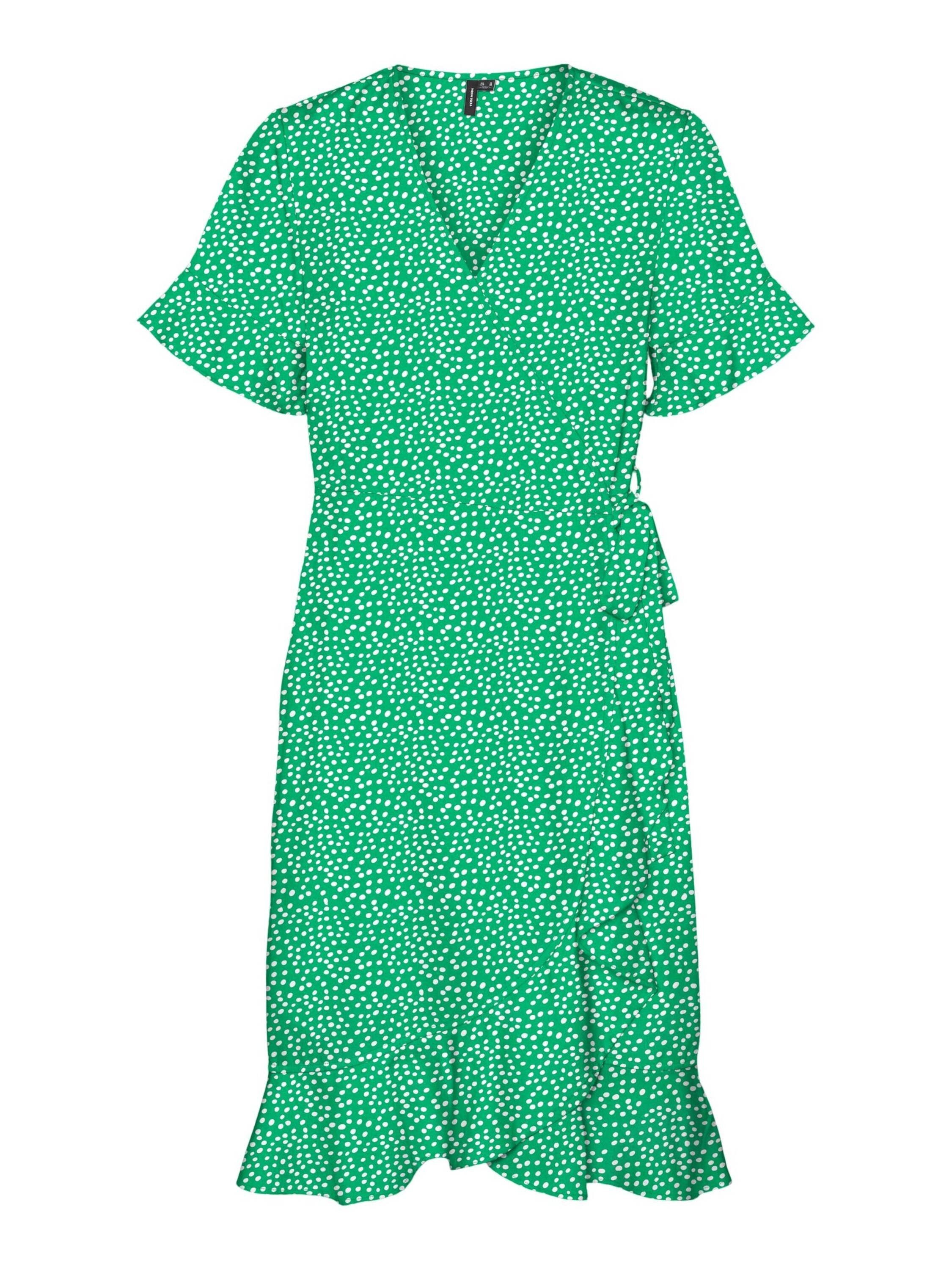 Vero Moda Midikleid Henna (1-tlg) Wickel-Design, All-Over-Muster