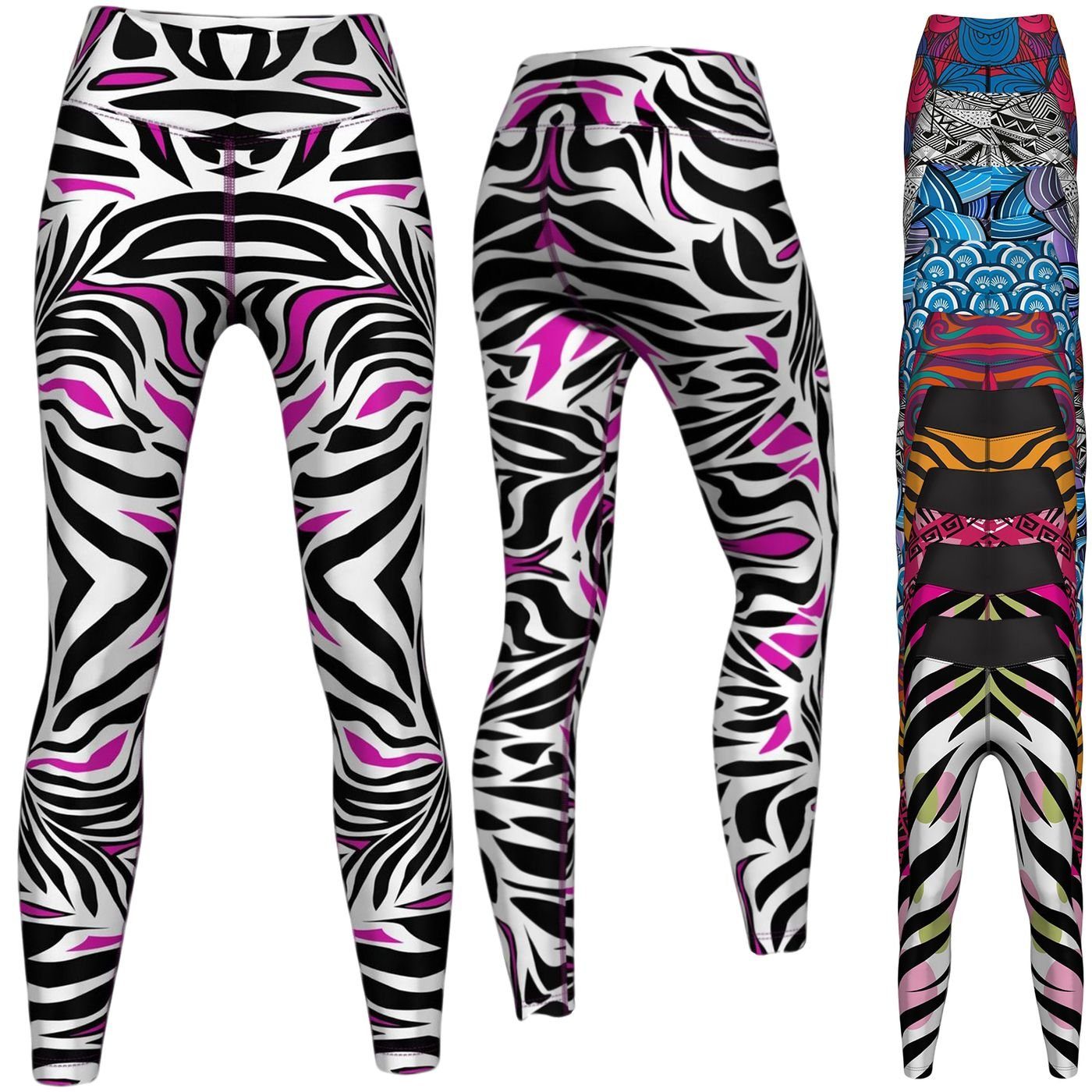 German Wear Leggings GYM-8003 Leggings Sehr dehnbar Fitness Sport Yoga ...