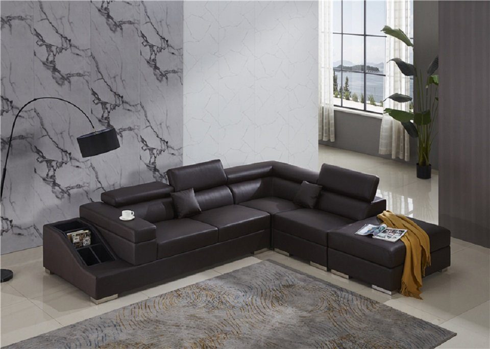 JVmoebel Ecksofa, Moderne Sofa L Form Polster Ecke Couch Designer Sitz ...