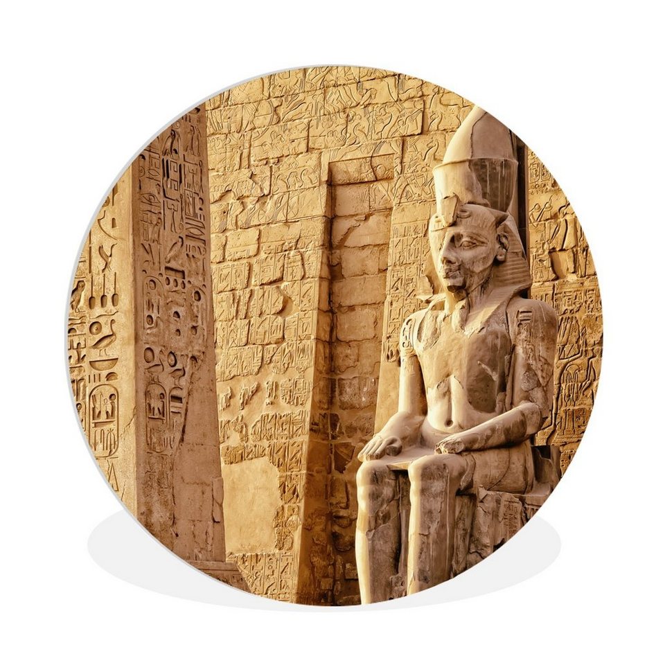 Muchowow Gemälde Ägypten Statue Pharao Fotodruck 1 St Kreis