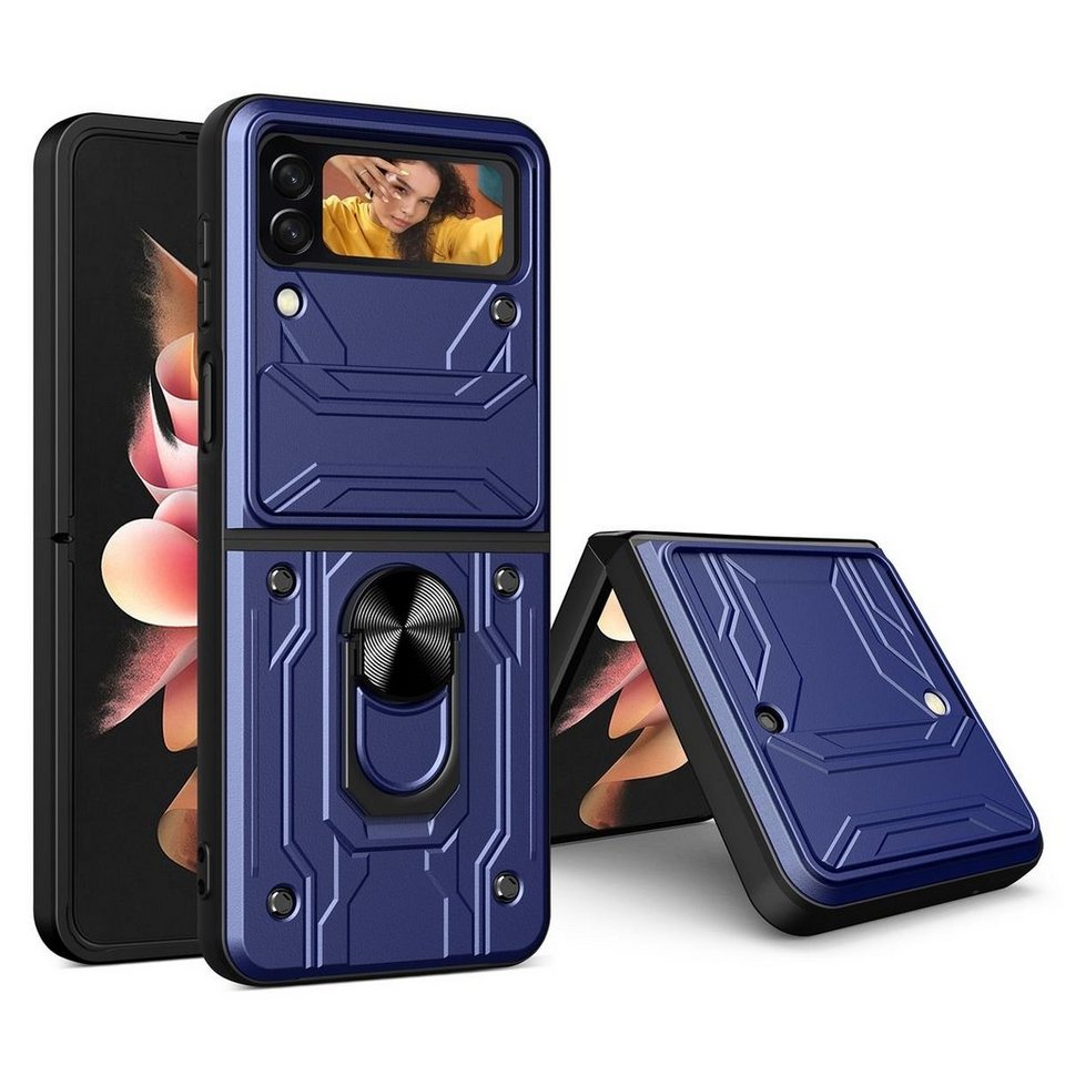 Wigento Handyhülle Für Samsung Galaxy Z Flip4 5g Outdoor Kunststoff