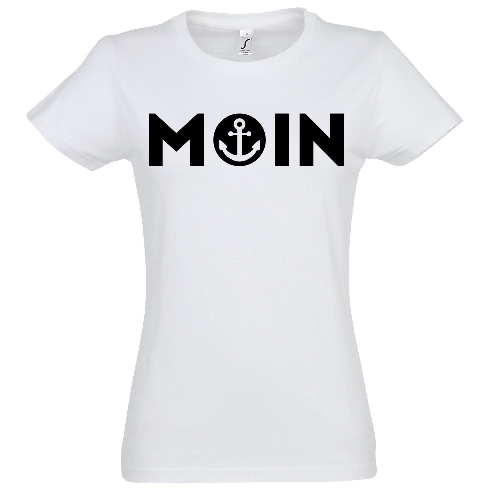 Youth Designz Print-Shirt Moin Logo Damen T-Shirt Anker Spruch mit ...