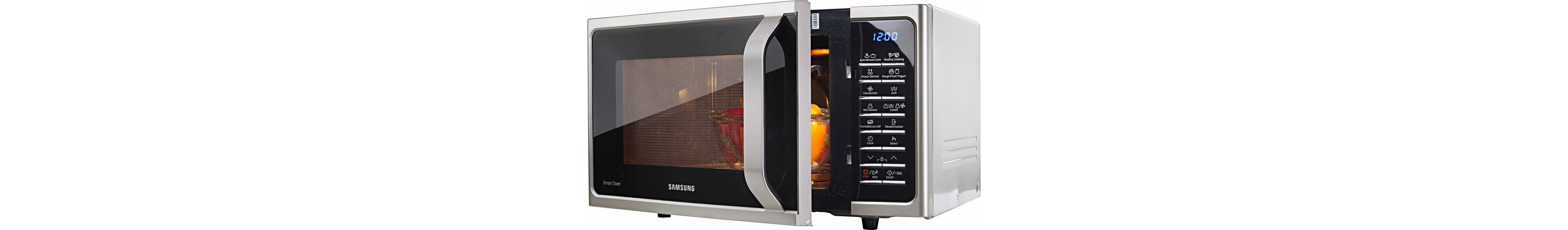 Samsung Mikrowelle MW5000 MC28H5015CS/EG, Grill und Heißluft, 28 l ...