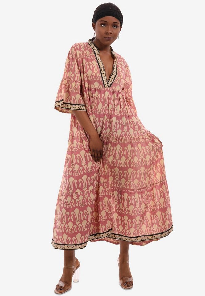 Yc Fashion And Style Maxikleid Boho Maxikleid 1 Tlg Mit Volant Mit