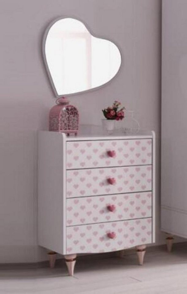 Jvmoebel Kommode Kommode Spiegel Holz Set Modern Design Möbel Neu