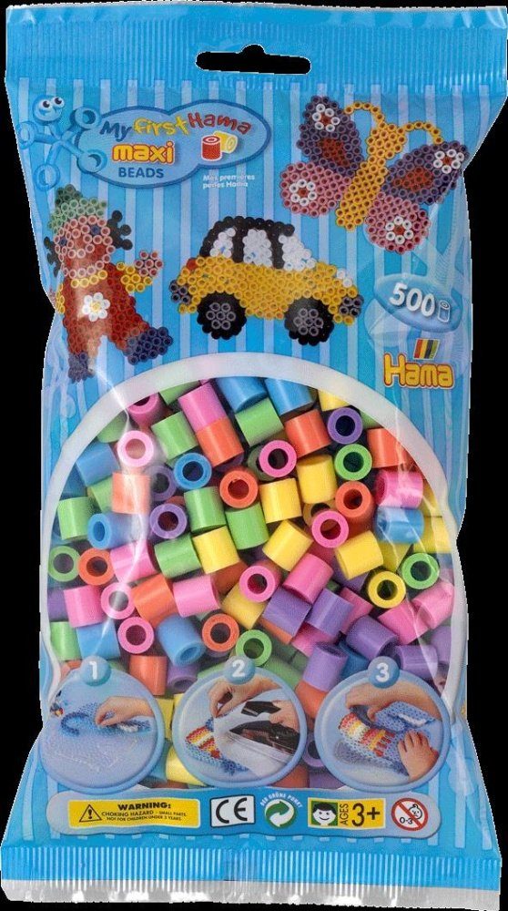 Hama Perlen Bügelperlen Hama Maxi-Perlen, pastell, Bitte auf ...