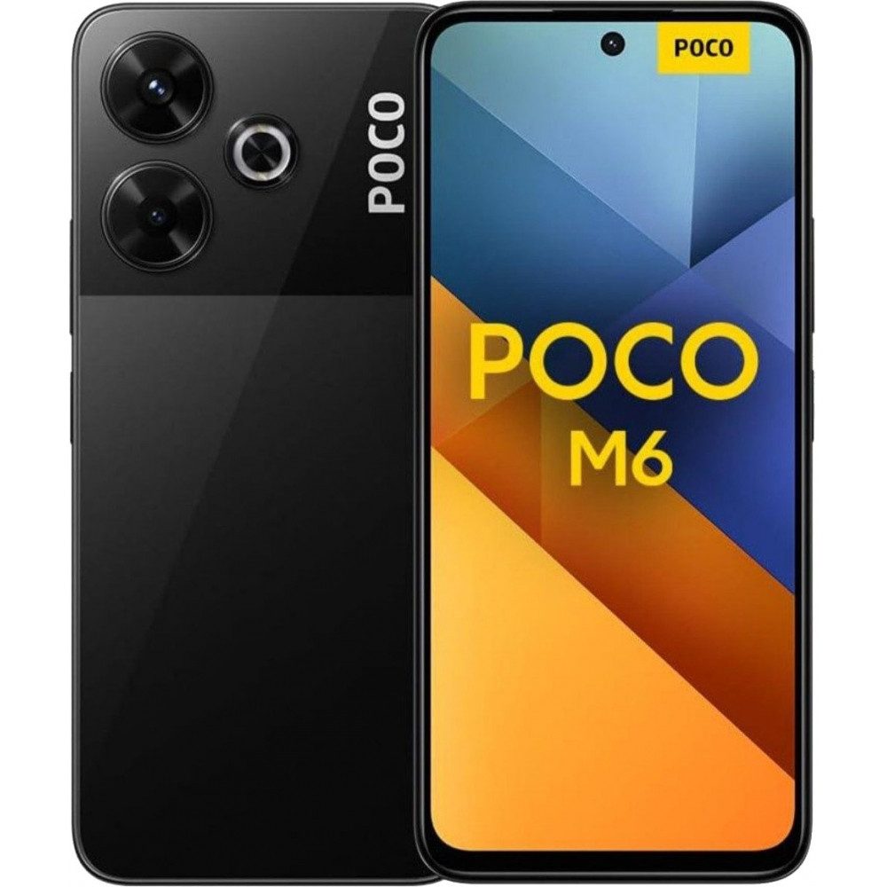 Xiaomi Poco M6 128 GB / 6 GB - Smartphone - black Smartphone (6,79 Zoll ...