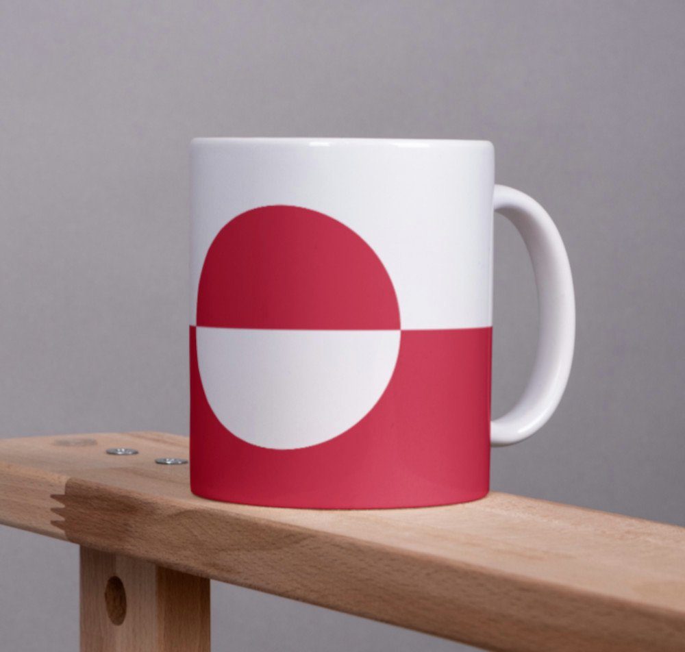 Tinisu Tasse Grönland Tasse Flagge Pot Kaffeetasse National Becher