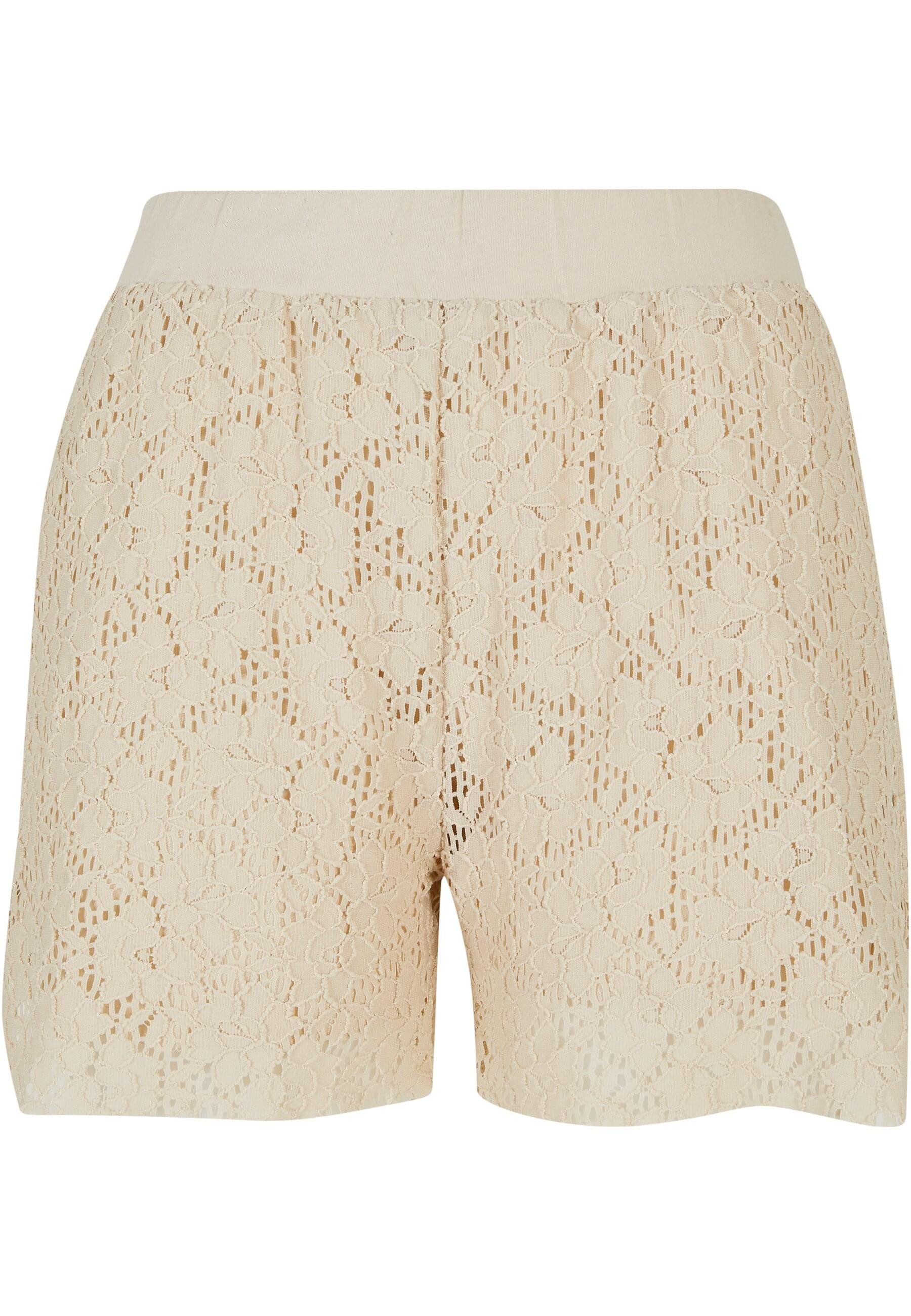 Urban Classics Stoffhose Urban Classics Damen Ladies Laces Shorts 1 Tlg