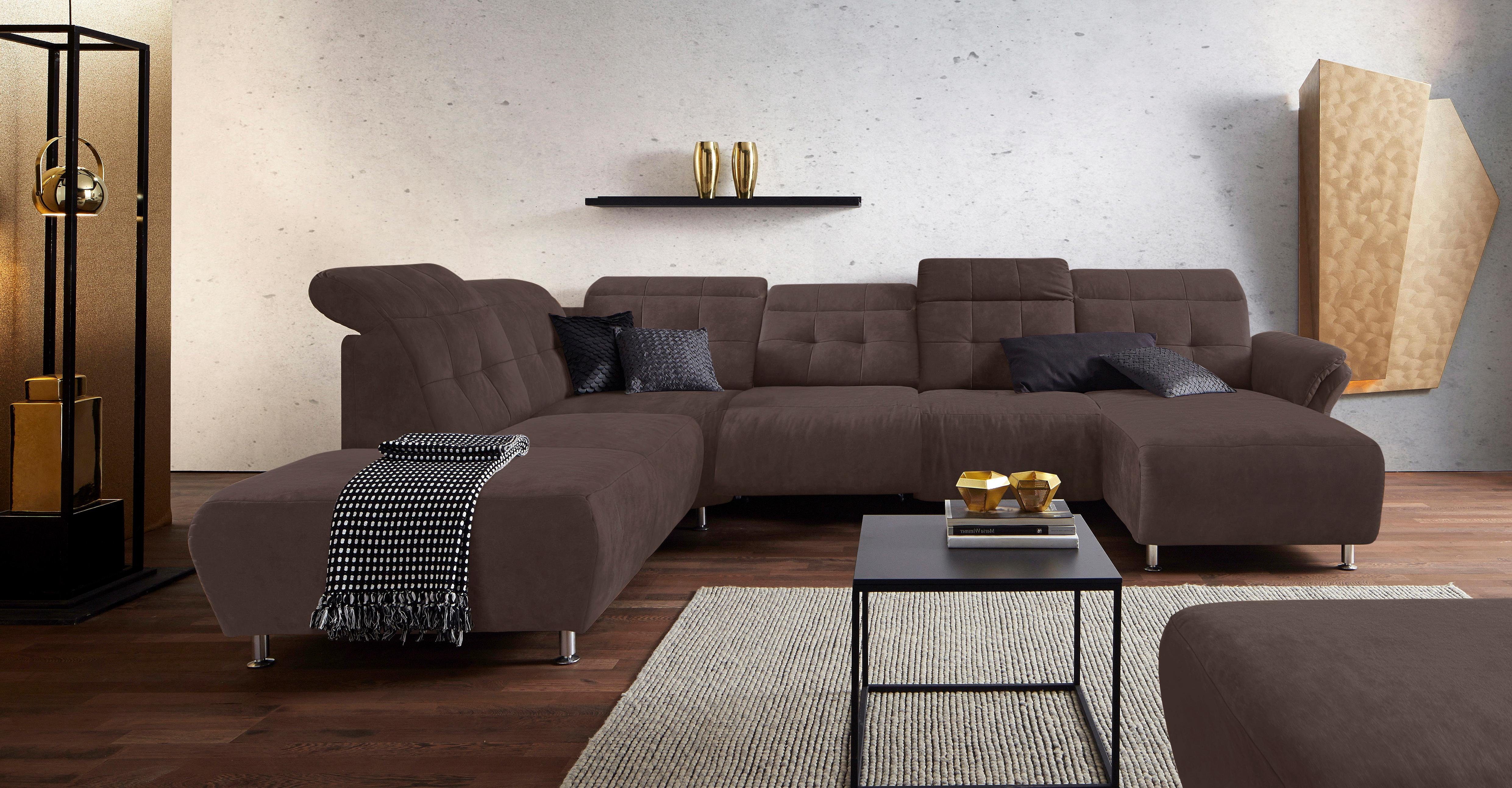 Places Of Style Wohnlandschaft Manhattan U Form 2 Sitze Mit