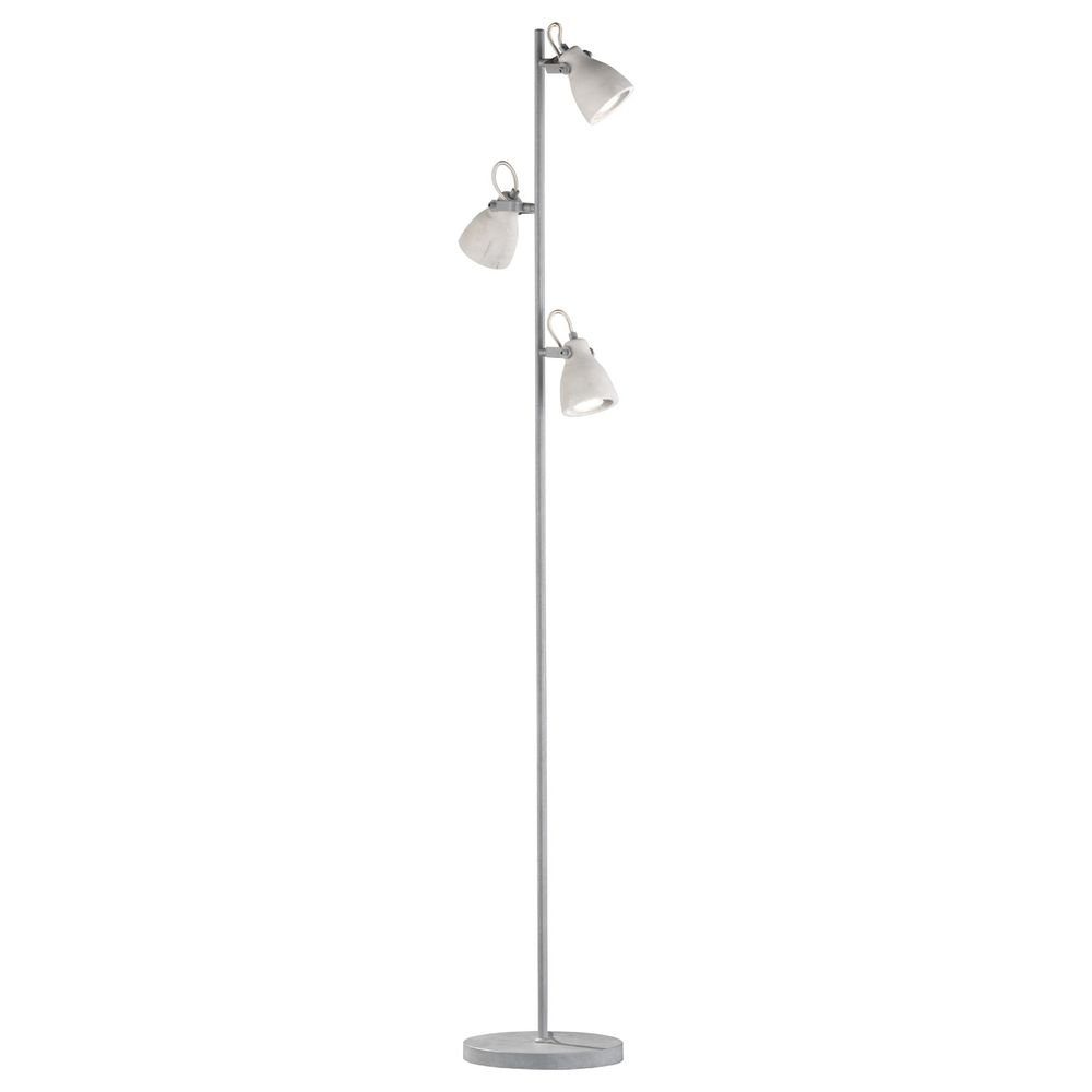 Click Licht Stehlampe Stehleuchte In Grau Gu10 3 Flammig Keine