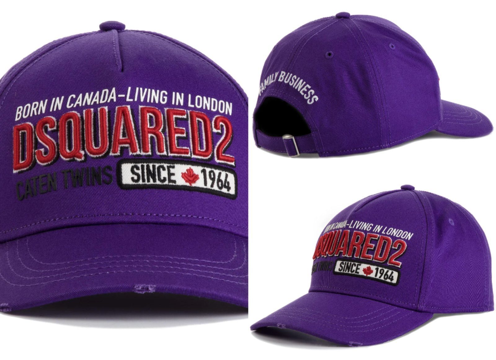Dsquared2 Baseball Cap DS-144-Lila-OneSize