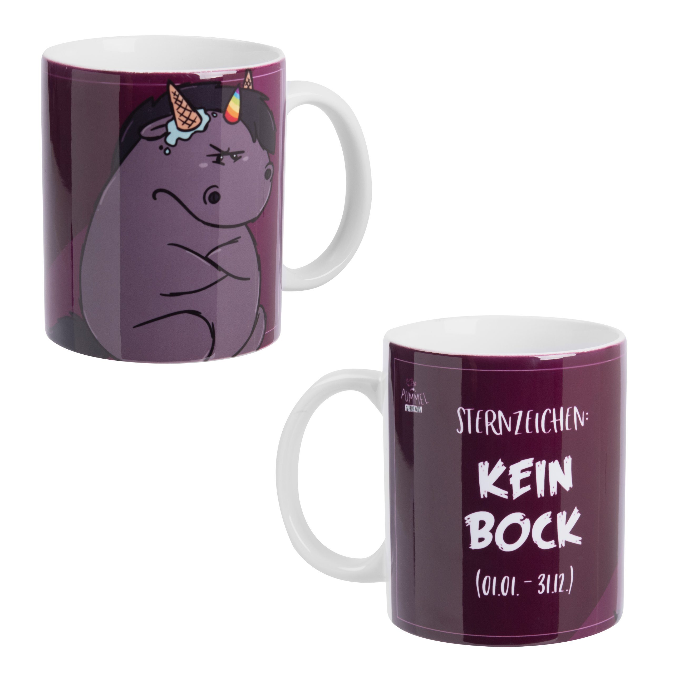 United Labels® Tasse Pummel And Friends Tasse Sternzeichen Kein Bock