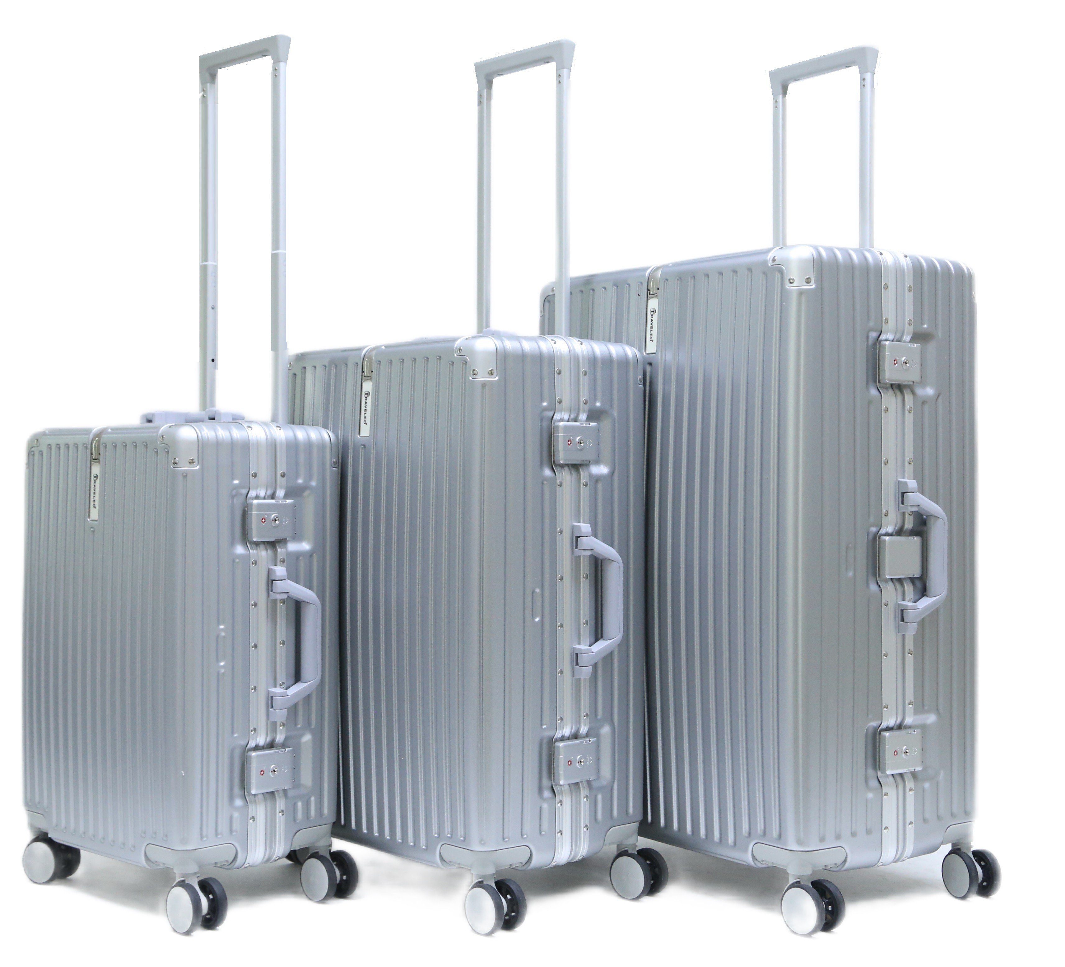 Rungassi Kofferset Hartschalenkoffer Trolley Aluminium Rahmen Koffer ...