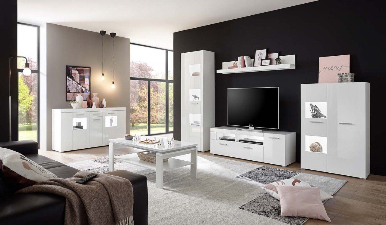 Möbel Stellbrink Wohnzimmer-Set Wohnzimmer Corado