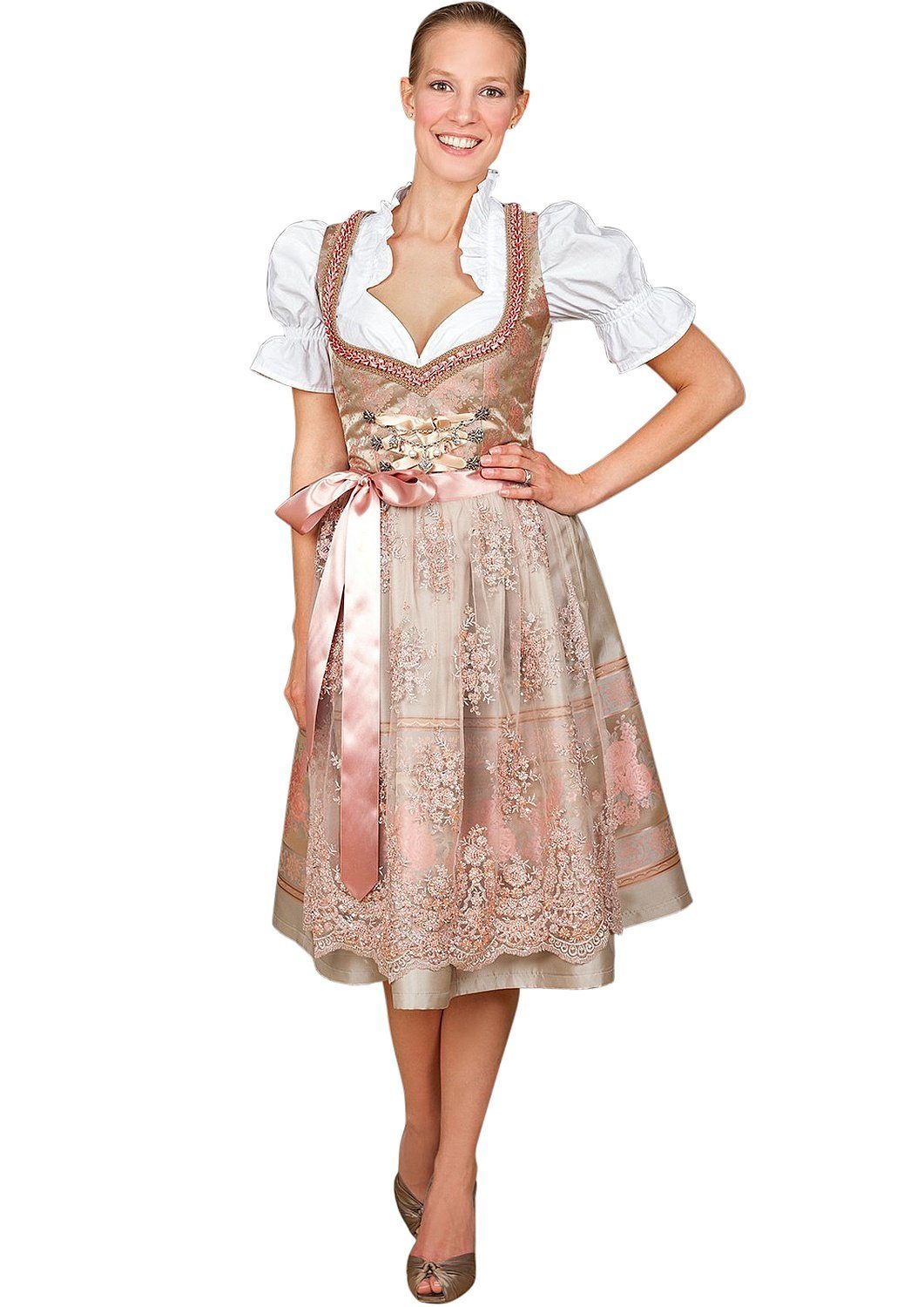 Edelnice Dirndl Rosalie, Wunderschönes Dirndl inklusive Charivari und ...
