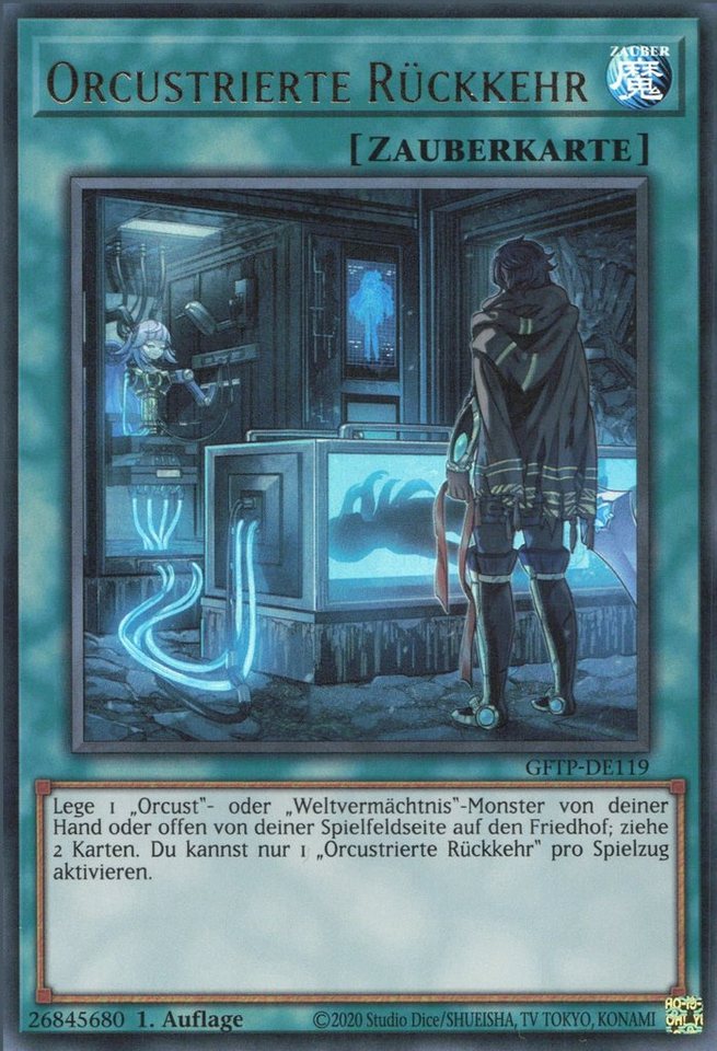 Recollectibles Sammelkarte Yugioh Karte Orcustrierte Rückkehr Yu Gi Oh
