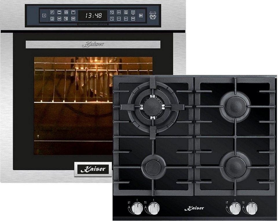 Kaiser Küchengeräte Gasherd Set Eh 6306 Rkcg 63804 Einbaubackofen