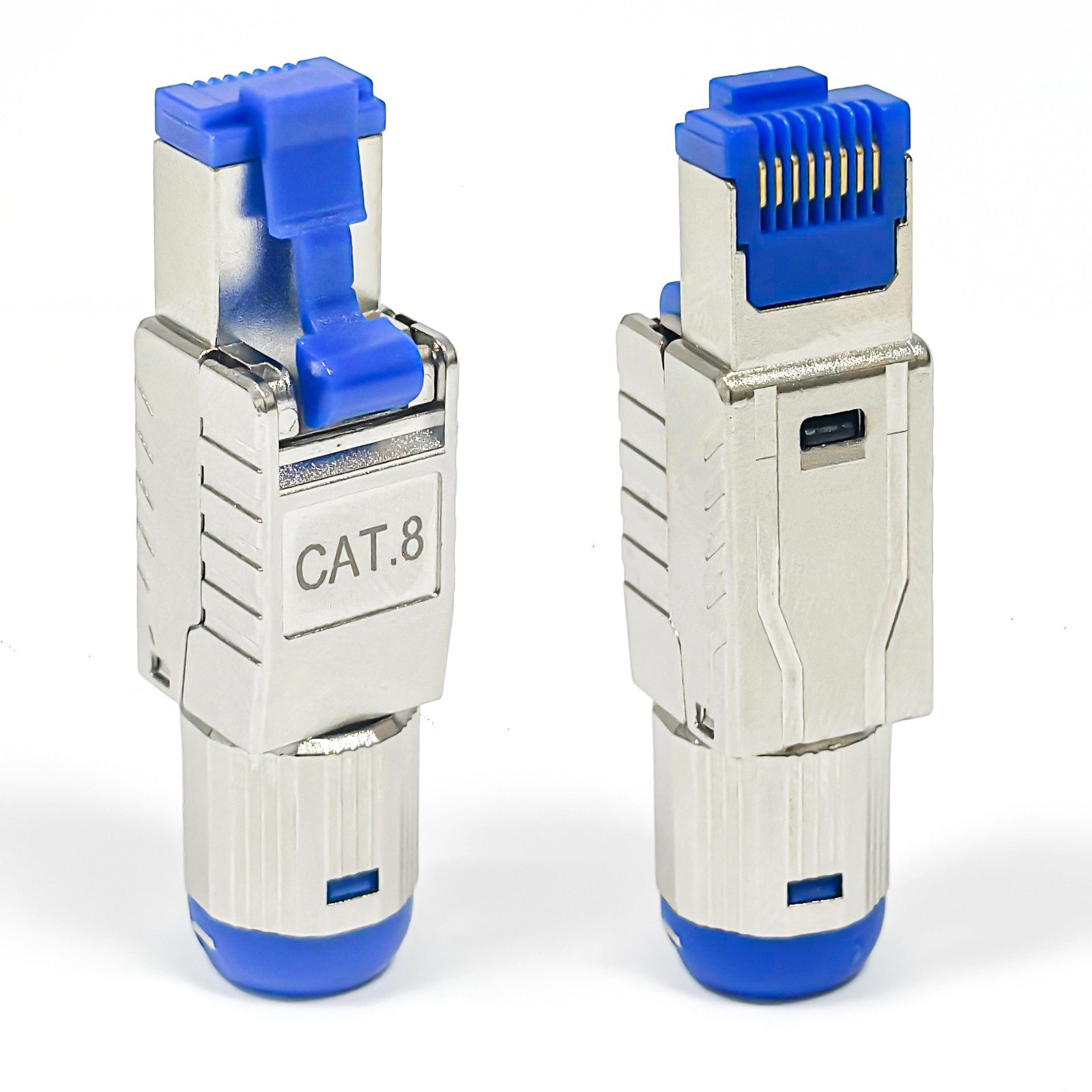 HB-DIGITAL Netzwerkstecker Netzwerkstecker RJ45 CAT8 LAN Stecker, 50 ...