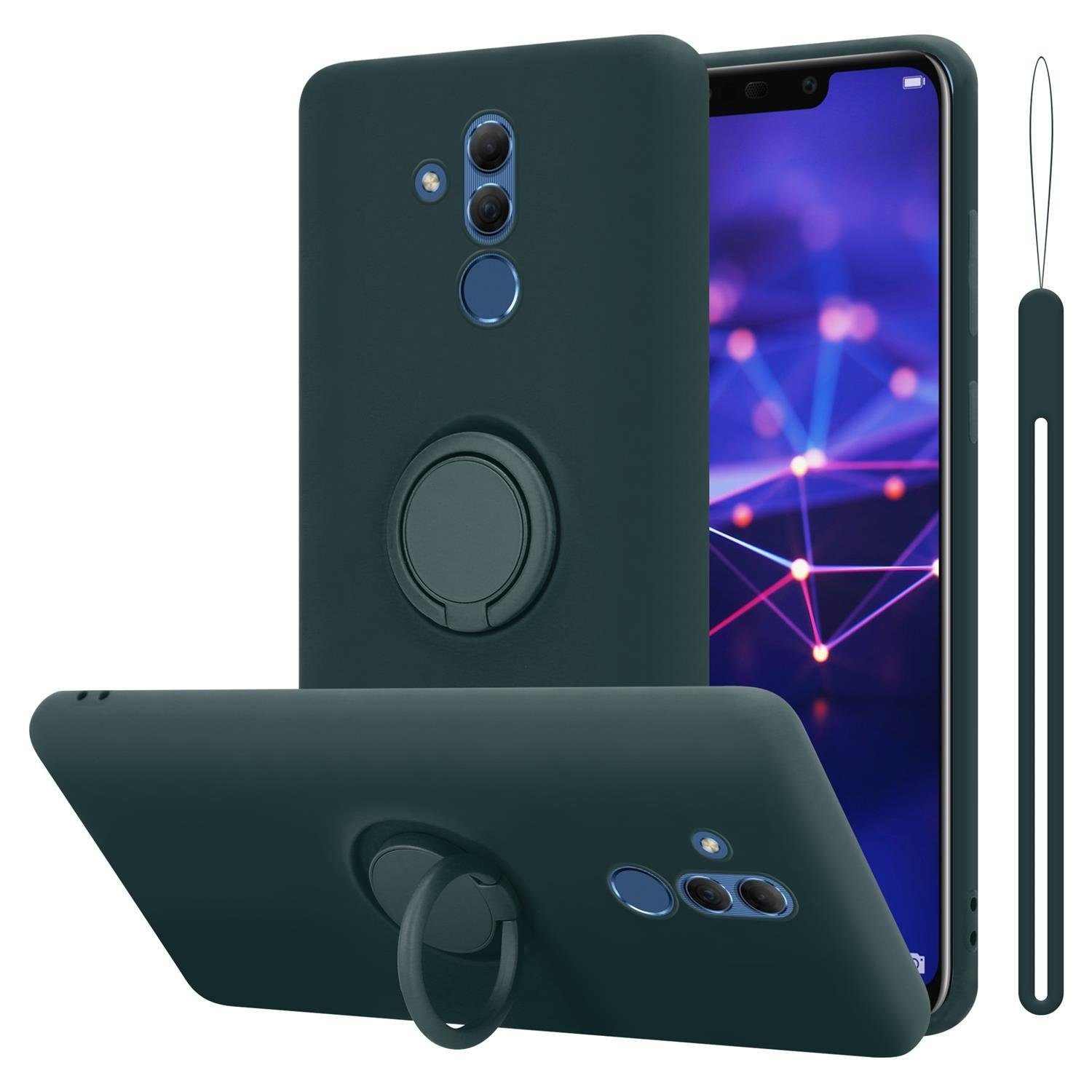 Cadorabo Handyhülle TPU Liquid Ring Silicone Case Huawei MATE 20 LITE
