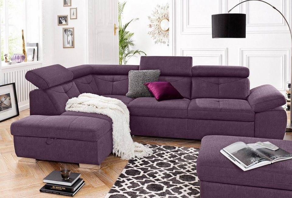 Exxpo Sofa Fashion Ecksofa Spring Super Bequem Und Komfortabel Mit