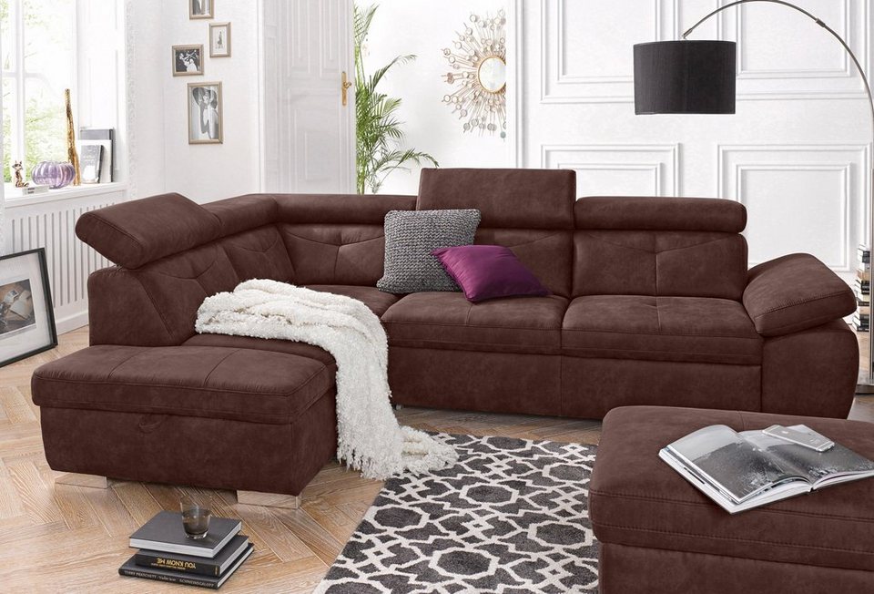 Exxpo Sofa Fashion Ecksofa Spring Super Bequem Und Komfortabel Mit