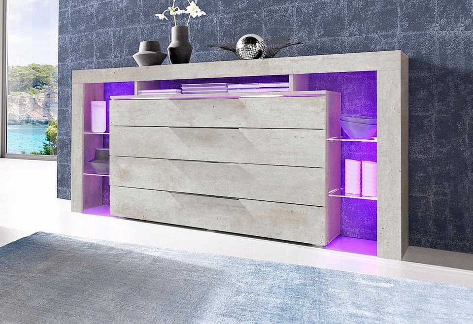Borchardt Möbel Sideboard Breite 163 Cm Stilvoll Modern Zeitlos