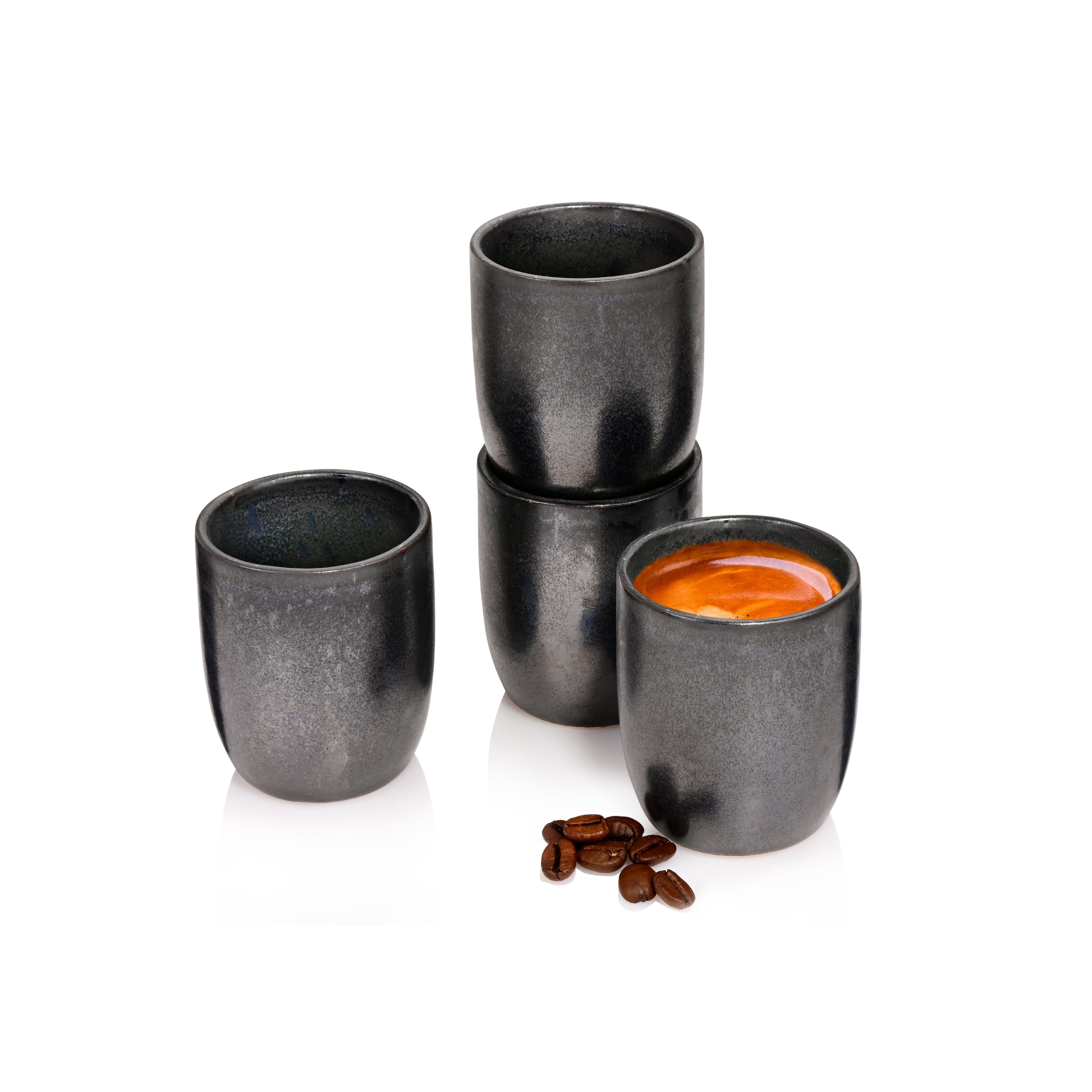 SÄnger Espressotasse Tombey Espressobecher Set Steingut Handmade 70