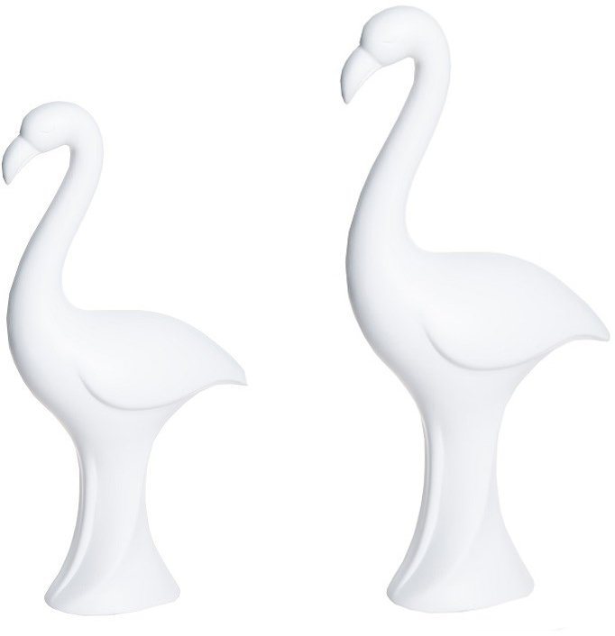 Valentino Wohnideen Tierfigur Flamingo Sergio Set 2 St