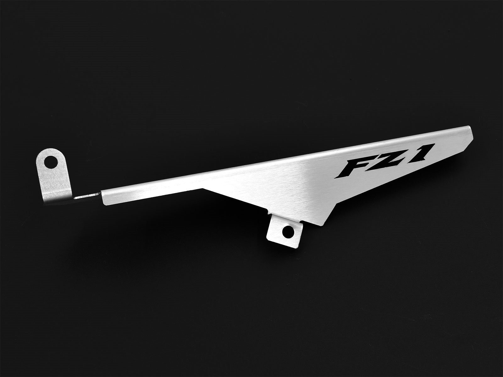 ZIEGER Kettenschutz Kettenschutz für Yamaha FZ1 / Fazer BJ 2006-16 Logo kurz silber, Chain Guard