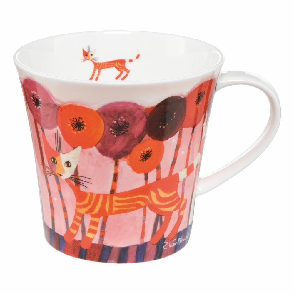 Goebel Becher Fiori Rossi Rosina Wachtmeister 350 ml, Fine China-Porzellan, Trinkbecher