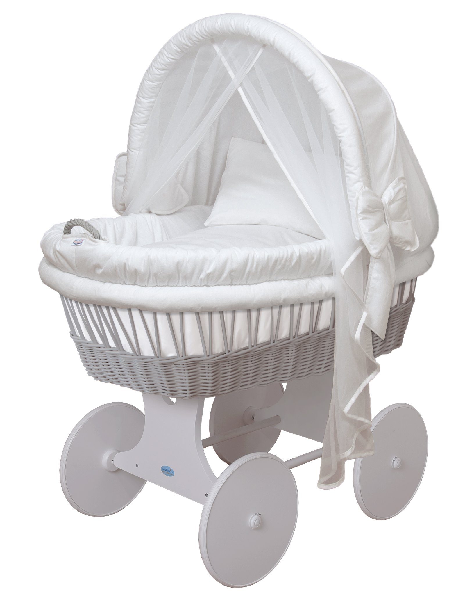 Waldin Stubenwagen Waldin Baby Stubenwagen-Set mit Ausstattung,XXL ...