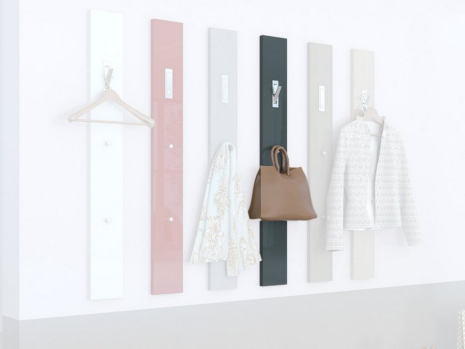 Möbelando Wandgarderobe Storing Modernes Garderobenpaneel Aus