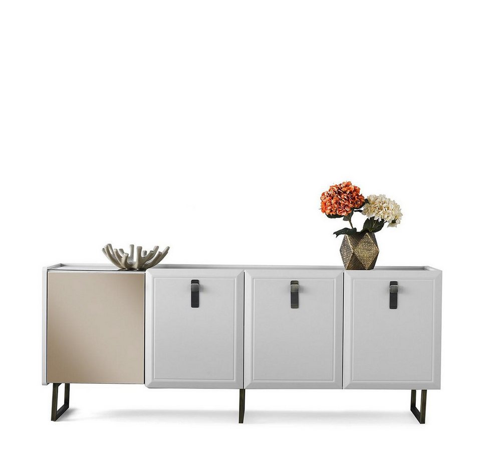 Jvmoebel Sideboard Holz Sideboard Anrichte Schrank Modern Weiß