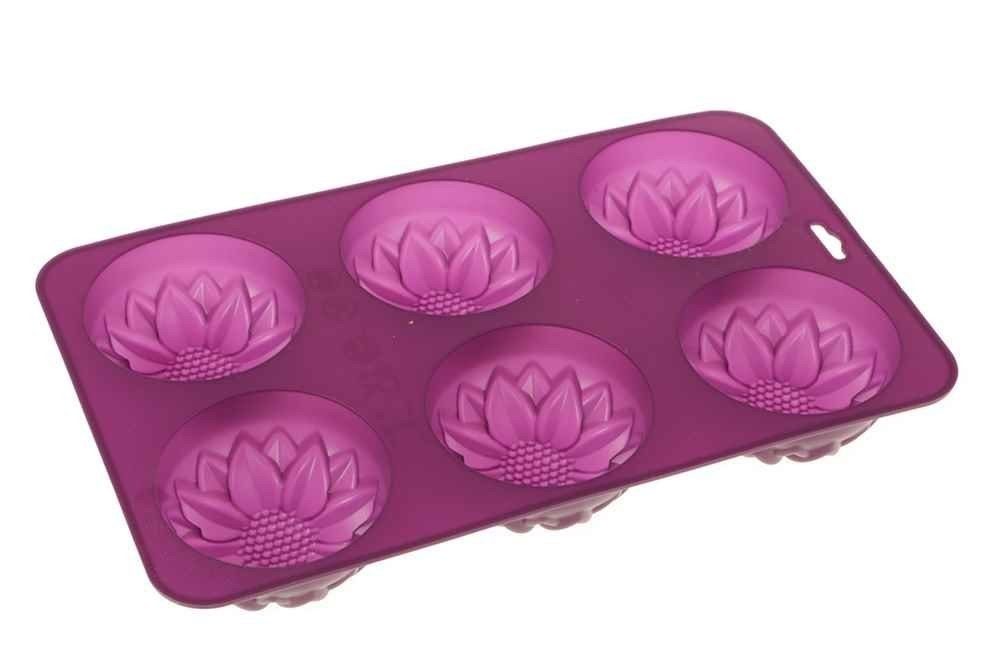 Paci Backform Muffin Backform Blumen Lila