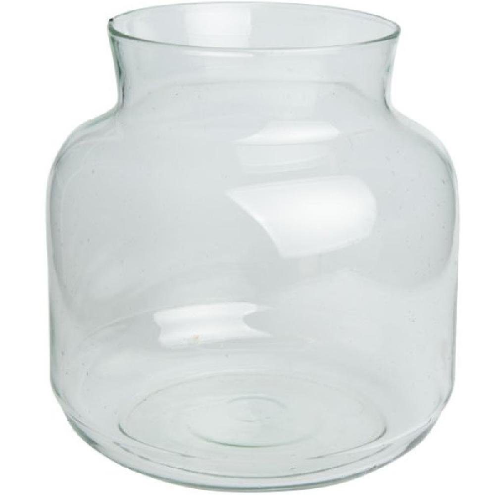 Urban Nature Culture Dekovase Vase Recycled Glass Transparant 22x23cm