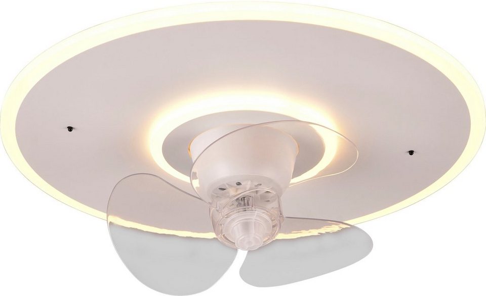 Trio Leuchten Led Deckenleuchte Nybro Cct über Fernbedienung