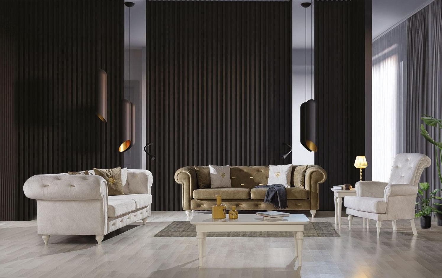 Xlmoebel Wohnzimmer Set Elegante Wohnzimmer Sitzgruppe Mit Einem Drei