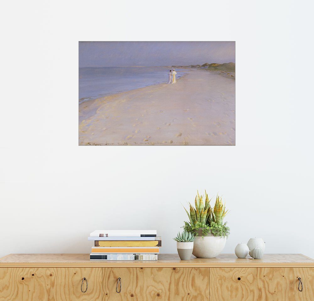 Posterlounge Wandbild Peder Severin Kroyer Sommerabend Am Südstrand