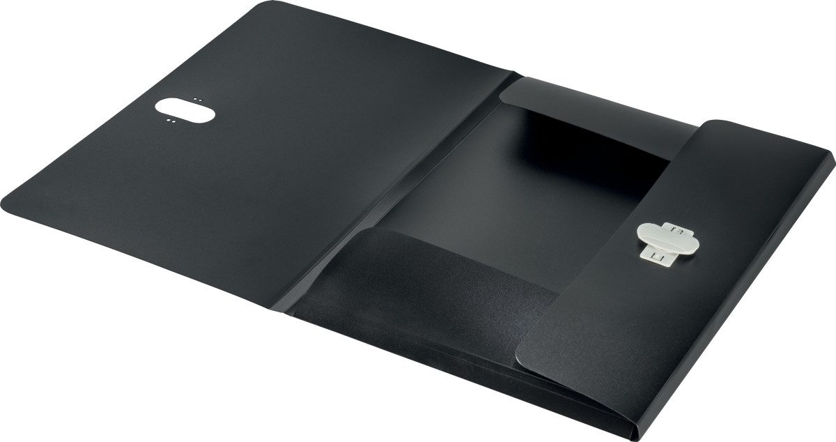 LEITZ Fächermappe, Hergestellt aus 80% recyceltem Kunststoff, 100% ...