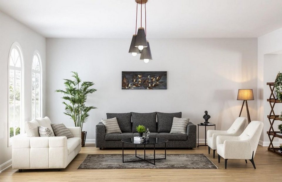 Jvmoebel Wohnzimmer Set Luxus Sofagarnitur Modern Set 3211 Sitzer